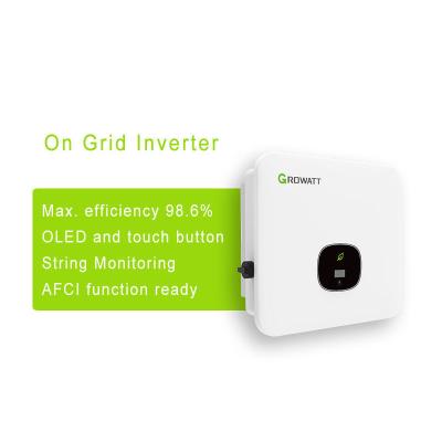 China 3KW 5KW 10KW 12KW 13KW 15KW On Grid Solar Inverters for Home Solar System Installation for sale