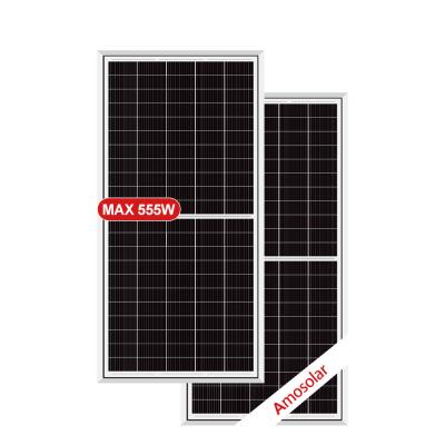 China HJT 110cell 535w 540w 545w 550w 555w painel solar para energia elétrica doméstica à venda