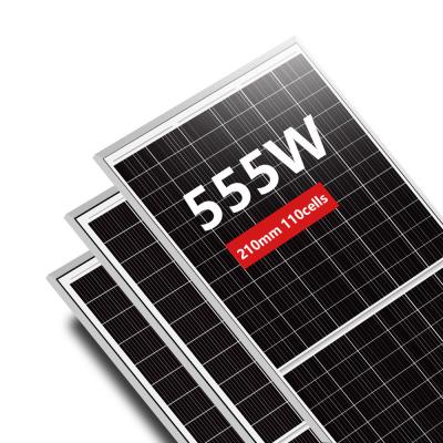 Cina Kit di pannelli solari bifacciali da 28,6 kg 535 540 545 550 555 Watt per installazioni fuori rete in vendita