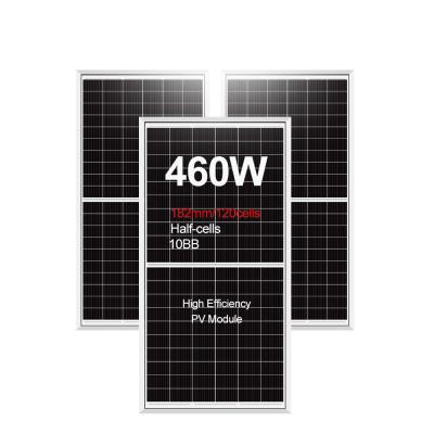 Cina pannelli solari al silicio monocristallino da 440-460W con certificato CE/TUV/INMETRO/ISO in vendita