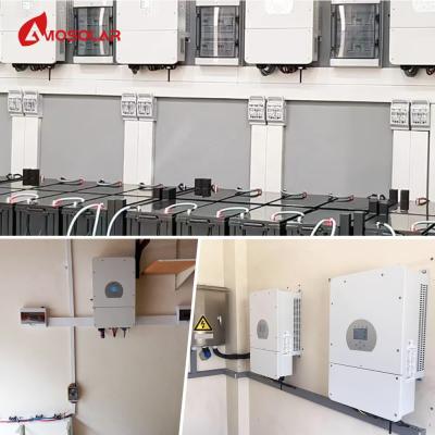 Cina Amosolar 5kw 6kw 8kw 10kw Sistema di energia solare di stoccaggio con 24 ore di lavoro in vendita