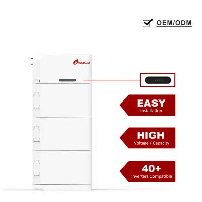 China 512V High Voltage Lithium Ion Battery Pack with Communication and 80% Discharge Rate for sale