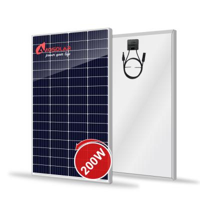 Cina Pannello solare PERC a mezza cella da 200 W con 11,28 Vmp e dimensioni del pannello di 1405*700*30 mm in vendita
