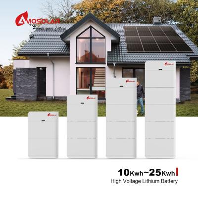 China High Voltage Lifepo4 20kwh 25kwh 409.6v 512V Rechargeable Lithium Battery for Amosolat for sale