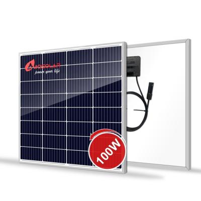 Cina AS100M6-32 Pannello solare 18V 160W Modulo 100W 120W 150W 200W 250W 300W Voltaggio a circuito aperto in vendita
