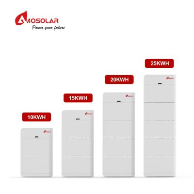 China 10kwh 15kwh 20kwh High Voltage LFP Lithium Iron Phosphate Stackable Rechargeable Batteries for sale