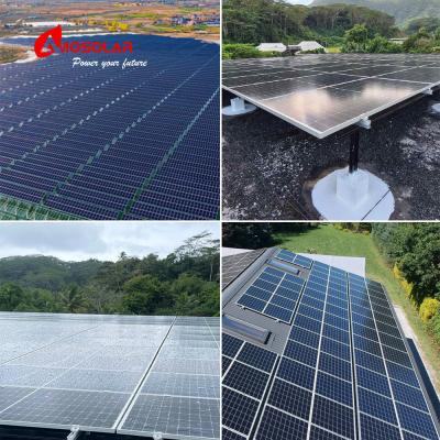 중국 안오디제 알루미늄 합금 프레임 500W 550W 575W 580W 590W N형 태양 전지 패널 가정용 판매용
