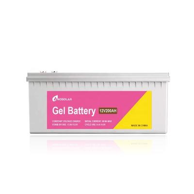中国 OEM/ODM 受付 最高 12V 48v 50Ah 100Ah 150Ah 200Ah 250 Ah 太陽系用ジェルバッテリー 販売のため