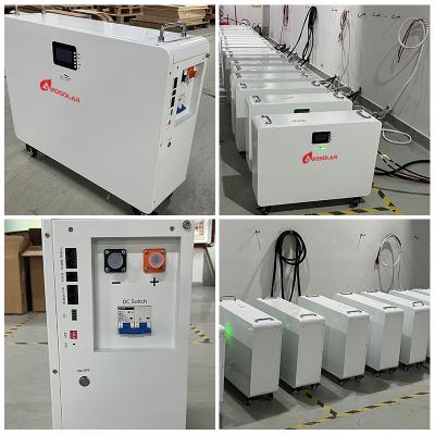 China Batería solar LFP de litio fosfato 48V 100Ah 10kWh para almacenamiento a temperatura doméstica en venta