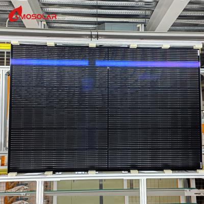 China Flexible Amosolar 182mm N Type 410w 420w 430w 425watt PV Panel for Solar Panel System for sale