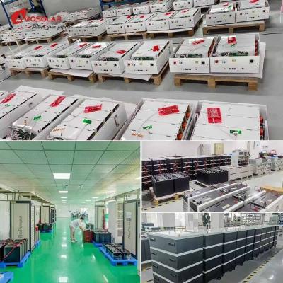 China High Capacity 48V LiFePO4 Solar Lithium Ion Batteries for Solar System 5KWH 10KWH 15KWH for sale