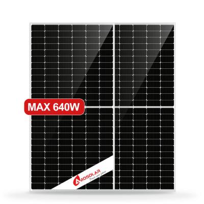China Painéis solares TOPCON monocristalinos tipo N 610W 620W 630W 640W para sistema de energia solar à venda