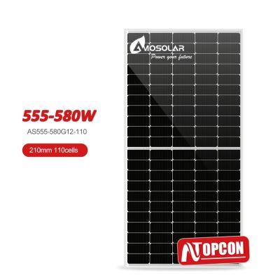 China 210mm N-type Mono-crystalline Solar Panels 560W 570W 580W for Solar Power System for sale