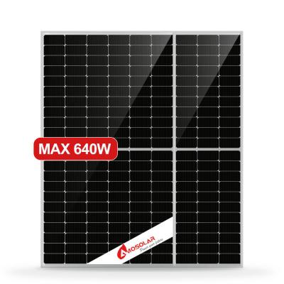 China Painéis solares monocristalinos amosolares de 210 mmx210 mm com módulo fotovoltaico de grau A de tamanho de célula N-TIPE à venda