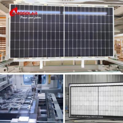 Cina 565-590w pannello solare monocristallino con design a bassa temperatura e lunga durata in vendita