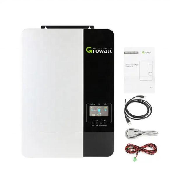 Quality Growatt SPF5000ES 5kw Off Grid Single Phase Inverter with 80A/100A Output for sale