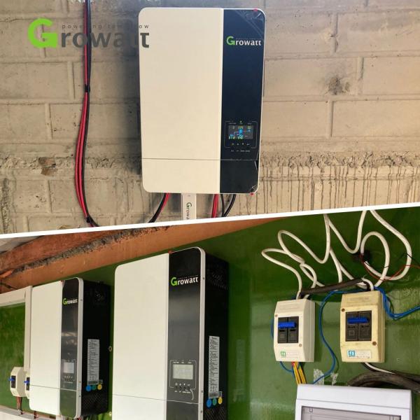 Quality Growatt SPF5000ES 5kw Off Grid Single Phase Inverter with 80A/100A Output for sale