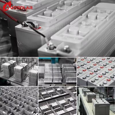Cina 12V 24V 48V 100Ah 200Ah 300Ah GEL Batteria al piombo acido per energia solare fotovoltaica e inverter in vendita