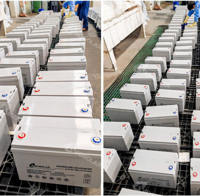 Cina Batteria solare Amosolar 12V Gel 100Ah 150Ah 200Ah 250Ah per la conservazione a temperatura ambiente in vendita