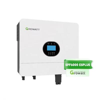 China Growatt Inverter SPF 6000ES Plus Solar Inverter with AC Voltage Regulation 230VAC ± 5% for sale