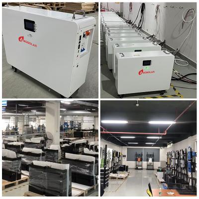 Cina Off Hybrid Grid System Batteria agli ioni di litio 5KWH 48V 100Ah con 6000 volte la durata del ciclo in vendita