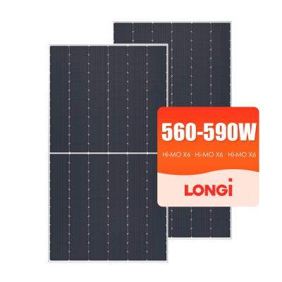 China Longi Topcon N Type Bifacial Solar Panel 108 Cell 585W 570W 590W for EU Warehouse for sale