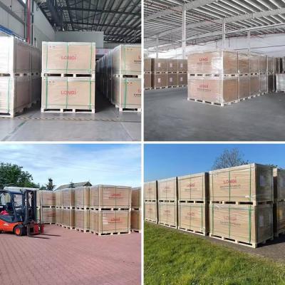 Cina Bifacciale 585W 570W vetro monocristallino 3,2 mm temperato ferro basso Longi N tipo in magazzino in vendita