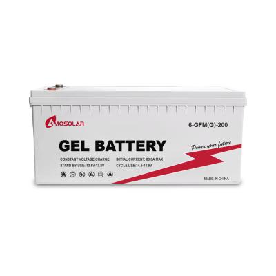 China Bateria GEL de 12V 250Ah de longa duração para armazenamento de bateria solar 1500 vezes a vida útil do ciclo à venda