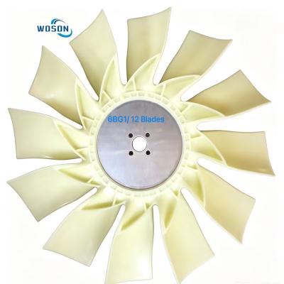 China 6BG1 Engine Fan Blade 1-13660-328-0 1136603280 for Hitachi ZX200 ZX210 EX200-5 Excavator for sale