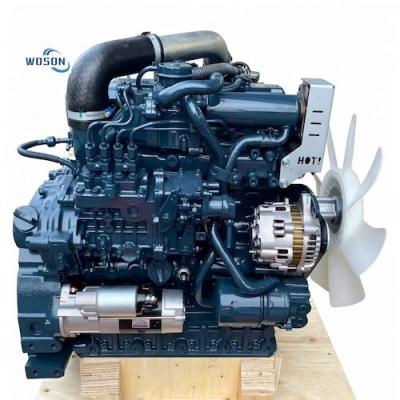 China Kubota V3307 Diesel Engine Assembly Complete Engine 55.4kW 74HP for Excavator Skid Steer Loader | V3307-DI-T-E3B 4-Cylinder Turbo Engine for sale