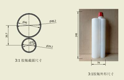 中国 Dia 10-32のRebarのサイズの純粋な化学アンカー接着剤55KNの引張強さ 販売のため
