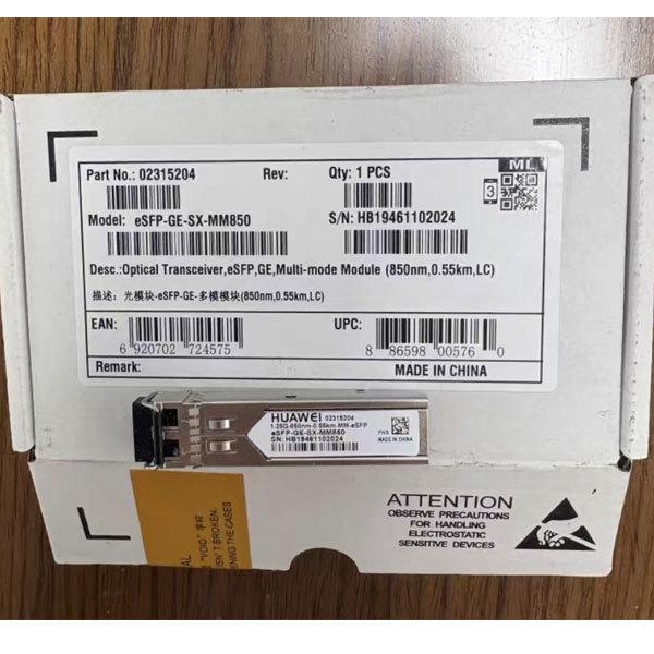 Quality ESFP-GE-SX-MM850 Huawei SFP Optical Transeiver Multimode Module 02315204 for sale