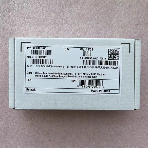 Quality Industrial Huawei 023RAV 10g Copper SFP 100m OEGD01N01 RJ45 Transceiver Module for sale