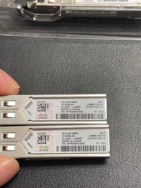Quality Single Optical Fiber Cisco SFP Module GLC-SX-MM D= 850nm for sale