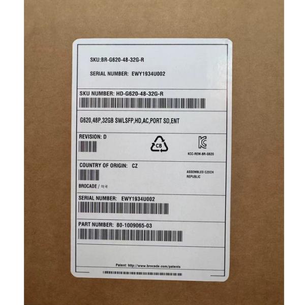 Quality BR-G620-48-32G-R Brocade G620 Switch with 48 x 32Gb SFP+ Ports FOS9.1  FOS9.2 48 port Preco for sale