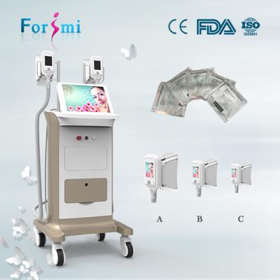 China Cryolipolysis Slimming Machine 2 cryo handles working together  1800W high power 15 inch touch screen for sale