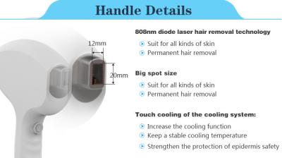 China 2017 New style 808nm diode laser hair removal beauty device for skin tightening for sale