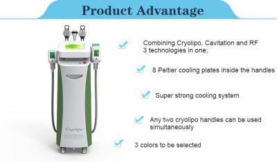 China 4 in 1 cryolipolysis keyword cavitation rf cryolipolysis beauty machine for sale