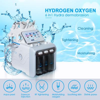 China 8 water sculpture heads 260W power micro hydro dermabrasion system portable skin analysis machine for sale