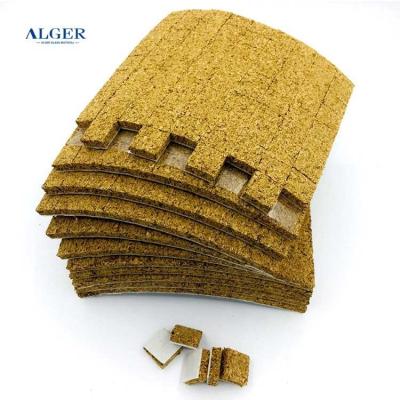 China Separador de envio de vidro Cork Foam Pad Cork Pad esparadrapo de AGM à venda