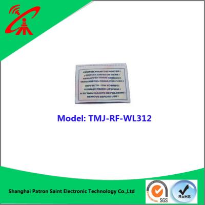 China Custom Design Retail Store Eas Soft Label 8.2MHZ RF Anti Theft Tags for sale