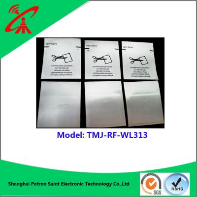 China Retail Shop Display RF Soft Custom Woven Labels Magnetic Security Tag for sale