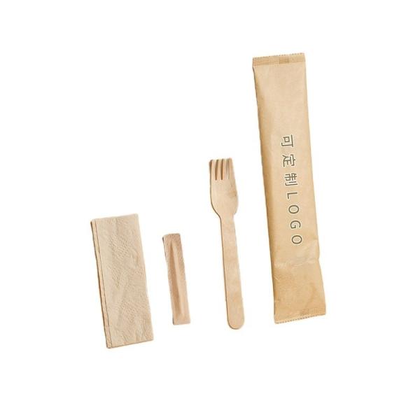 Quality Wooden Cutlery Set with Pouch Custom Logo 165mm Quantity 1 Eco-Friendly for sale