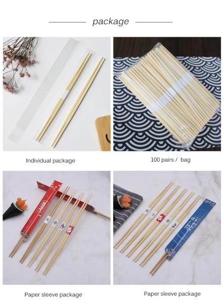 Quality Eco-friendly Natural Healthy Custom Printed Bamboo Chopsticks for Sushi for sale