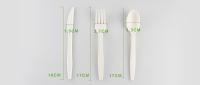 China PLA cornstarch buffets for events eco friendly compostable biodegradable cutlery set for sale