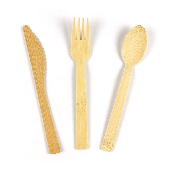 Quality Customize Logo Wooden Cutlery Set Ideal for Commercial Buyers and Catering for sale