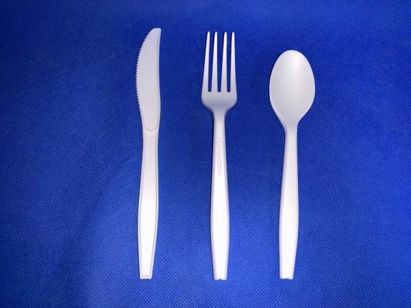 Quality Fast Food and Takeaway Services Cpla Cutlery Set with Customized Logo 100% for sale
