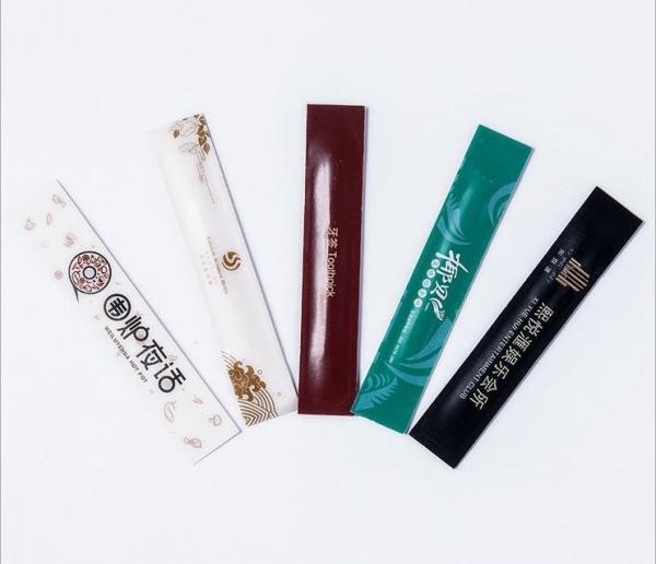 Quality Individual Packed Toothpicks 2.0mm Diameter Bamboo Toothpicks Coated Paper for sale