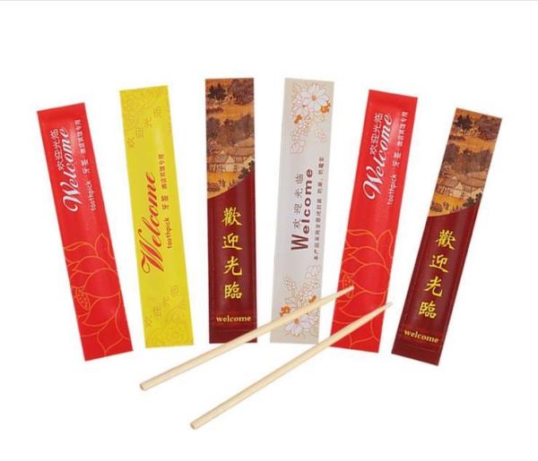 Quality Individual Packed Toothpicks 2.0mm Diameter Bamboo Toothpicks Coated Paper for sale