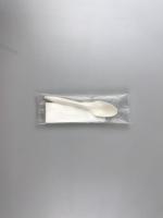 China Eco-Friendly Biodegradable Spoon Tissue Wrapped and Plastic Type Polylactic Acid for sale